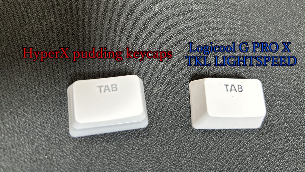 「HyperX pudding keycaps」日本語配列 レビュー